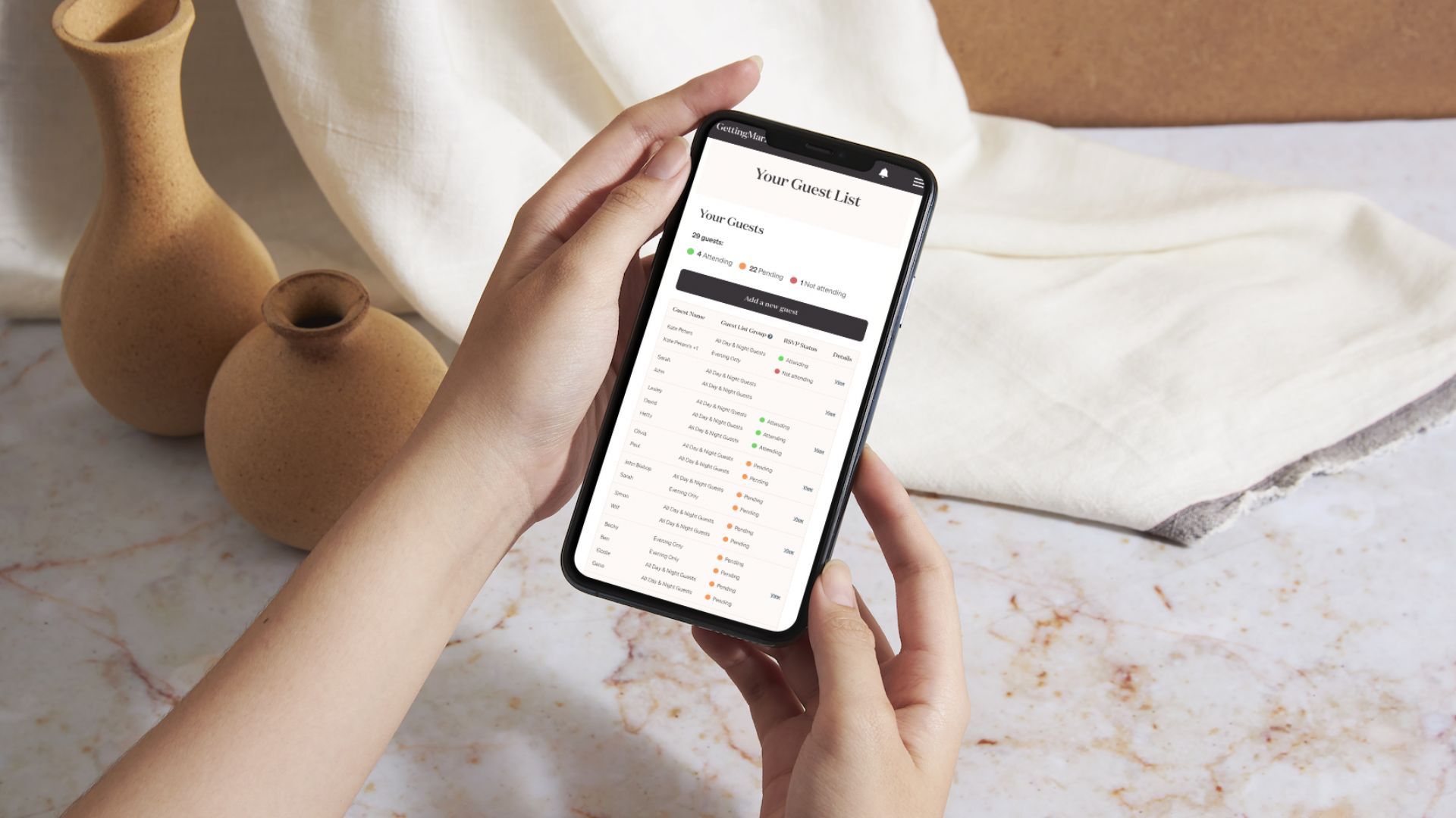 Guest List Management for your Wedding: easy, automatic and fun